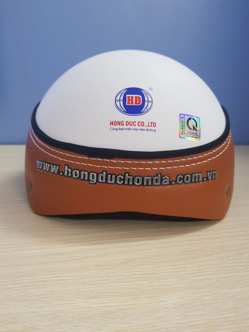 Nón bảo hiểm in logo quảng cáo giá rẻ theo yêu cầu