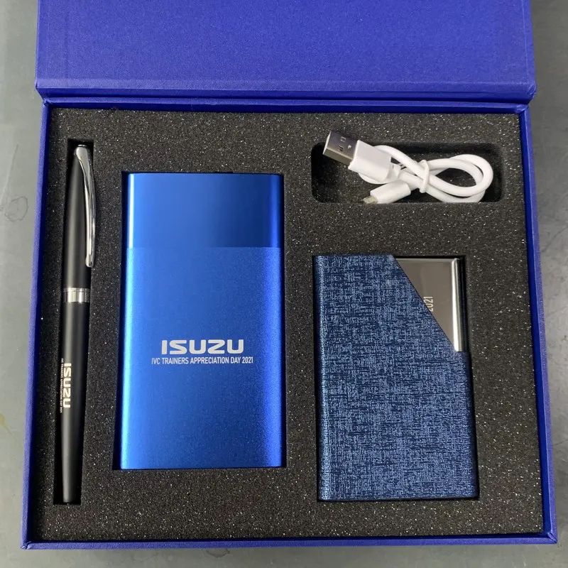 GS 004 - GIFTSET (Pin Sạc + Namecard + Bút Ký + Hộp quà)