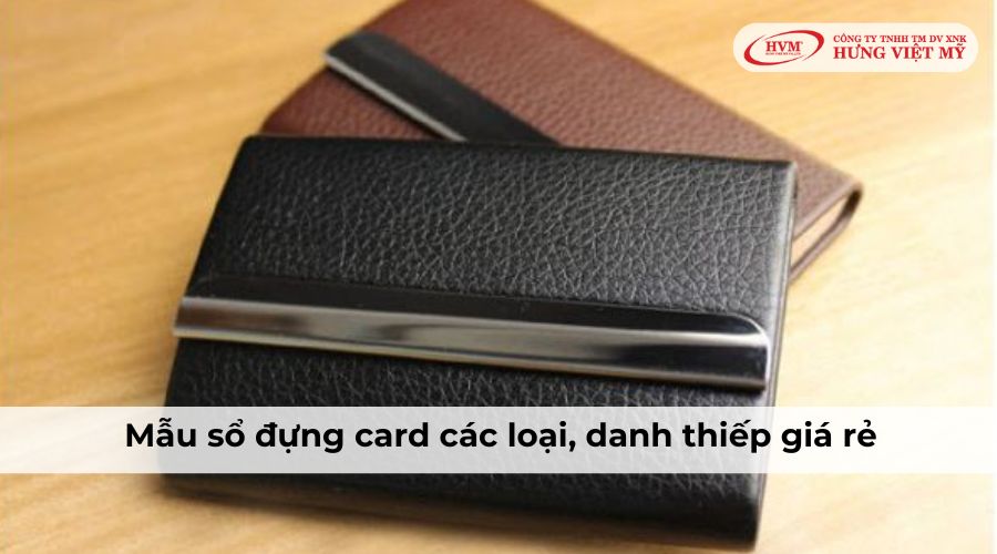 Mẫu sổ đựng card các loại, danh thiếp giá rẻ